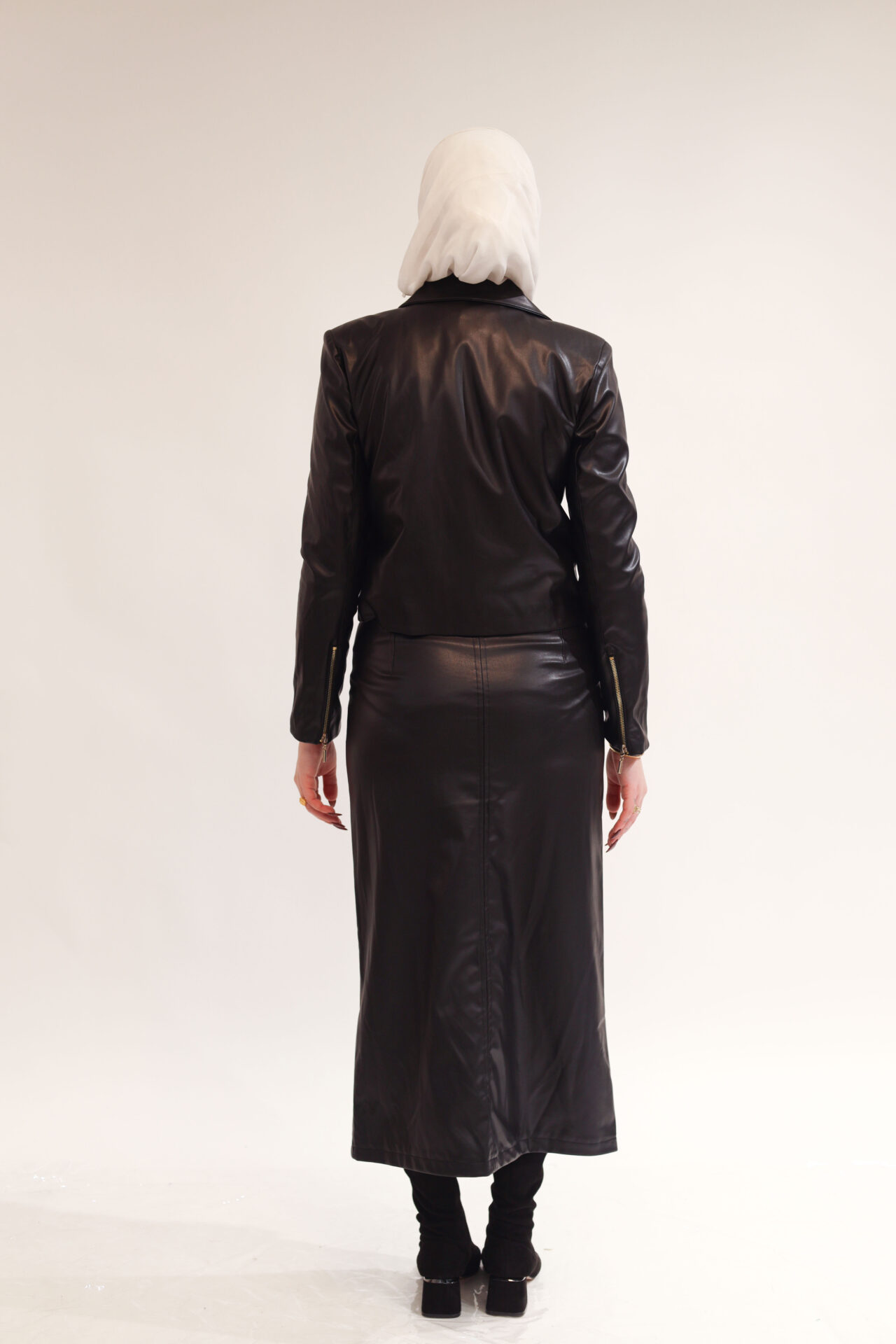 Leather two-piece set – HK Boutique